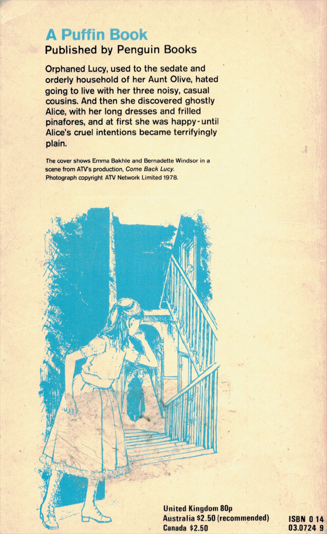 Musty Books: “Come Back, Lucy” by Pamela Sykes (1973) – The Haunted ...