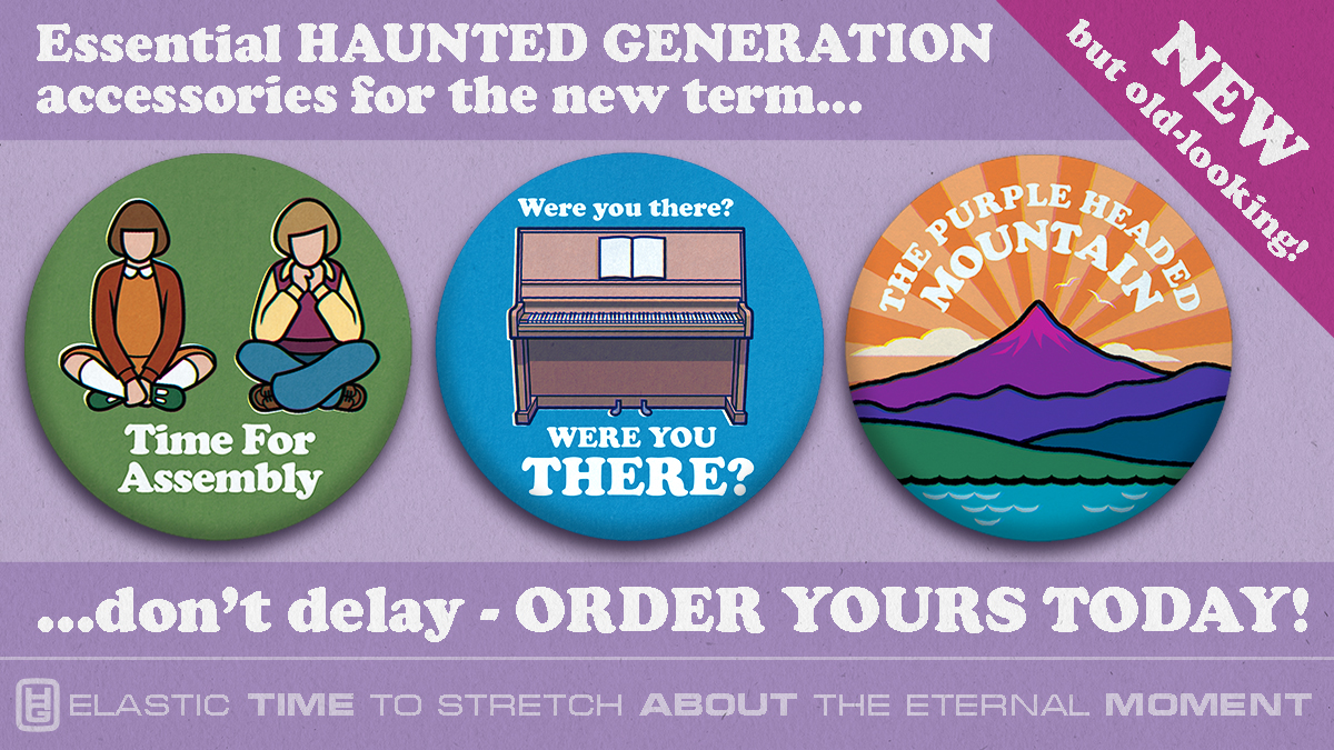 School Assembly Badges Now On Sale! – The Haunted Generation